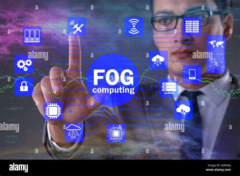 The Fog And Edge Cloud Computing Concept Stock Photo Alamy