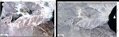 Aster A And Etm B True Color Images 3 2 And 1 In Rgb And 15m Download Scientific Diagram