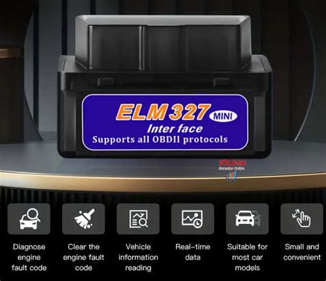Scanners Elm327 Mini Obd2 Bluetooth Version Obdii Car Diagnostic Scanner Android Ios