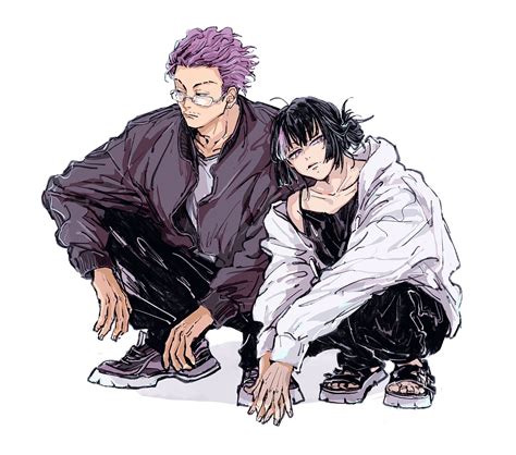 Hakari Kinji And Hoshi Kirara Jujutsu Kaisen Drawn By Neuchimonai