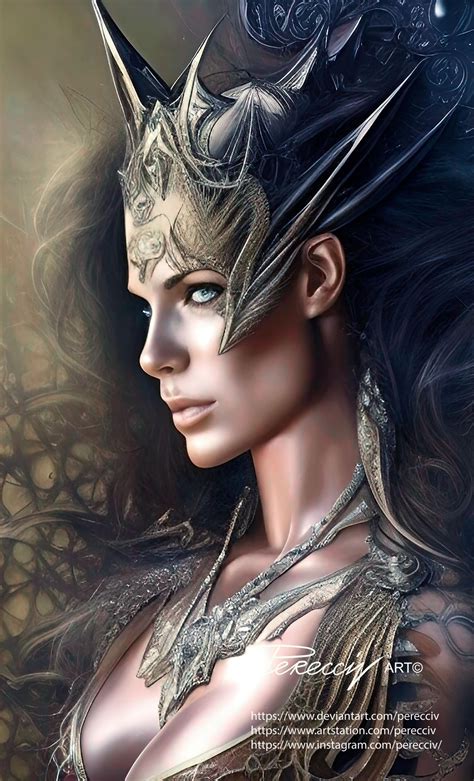 Elven Warrior Girl By Perecciv On Deviantart