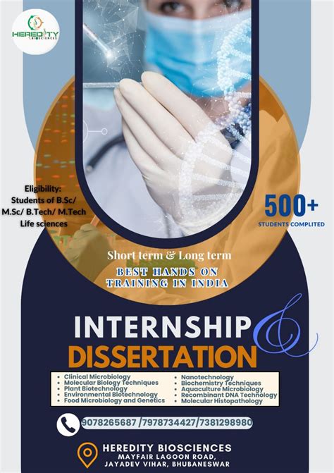Dissertation Biotechnology Research Hereditybiosciences Lifesciences Academicopportunities