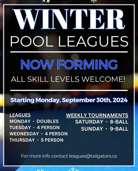 Pool Leagues Tailgators Ottawas Biggest Pool Leagues
