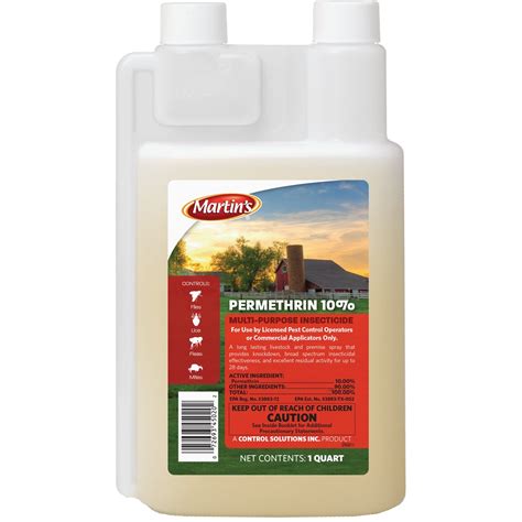 Martins Permethrin 10 1 Qt Concentrate Multi Purpose Insect Killer