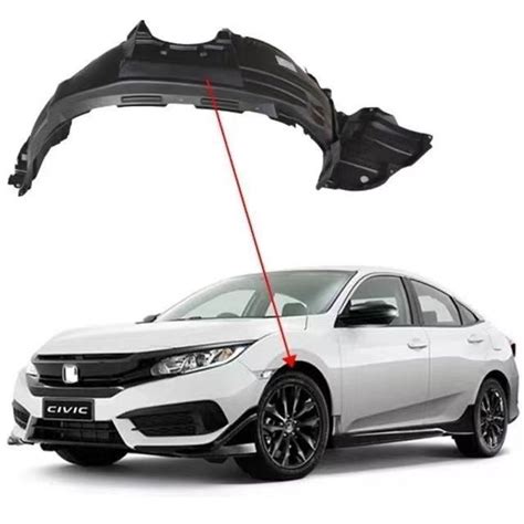 Front Inner Fender Liner For Honda Civic Fc 2016 2017 2018 2019 2020