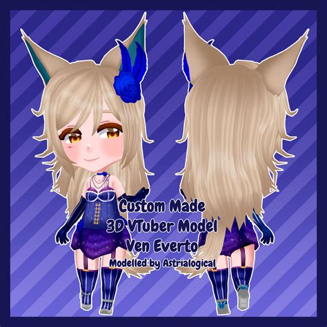3d Vtuber Chibi Ven Everto Commission By Astria Mmd On Deviantart
