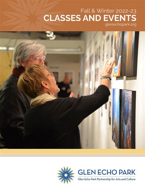 Glen Echo Park Fallwinter 2022 2023 Classes And Events Catalog By Glen