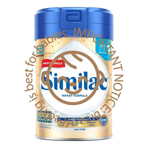 Abbott Similac 5mo Infant Formula Stage 1 Ntuc Fairprice