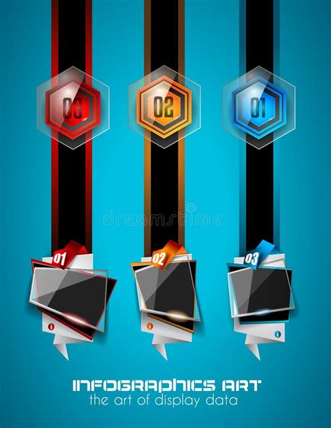 Clean Infographic Layout Template For Data And Information Analysis