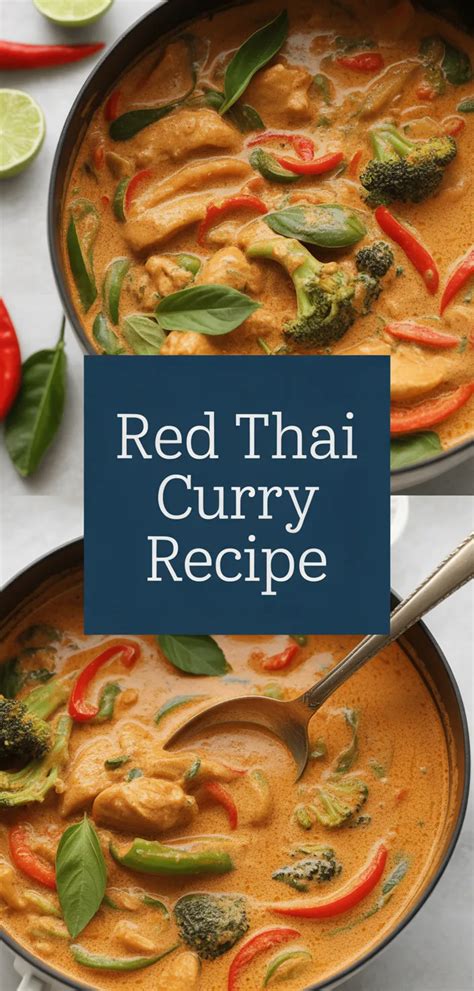 Red Thai Curry Recipe