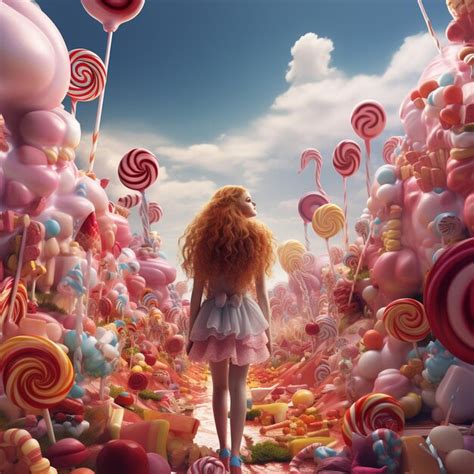 Premium Ai Image Sugar Candy Crush