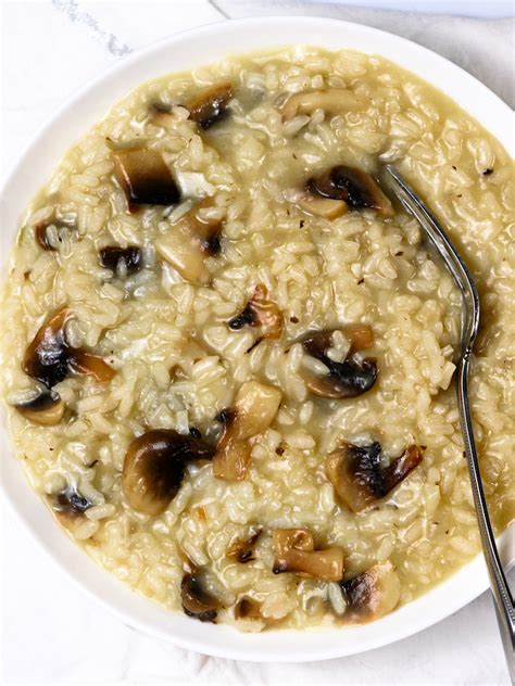Julias Mushroom Risotto The Genetic Chef