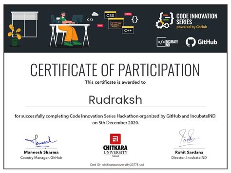 Rudraksh On Linkedin Codeinnovationseries