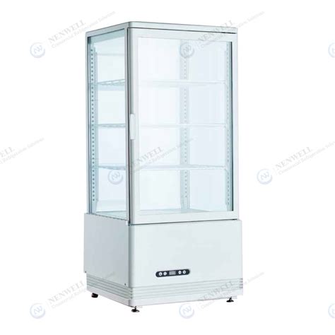 Countertop Pass Through 4 Sided Glass Drink And Food Refrigerated