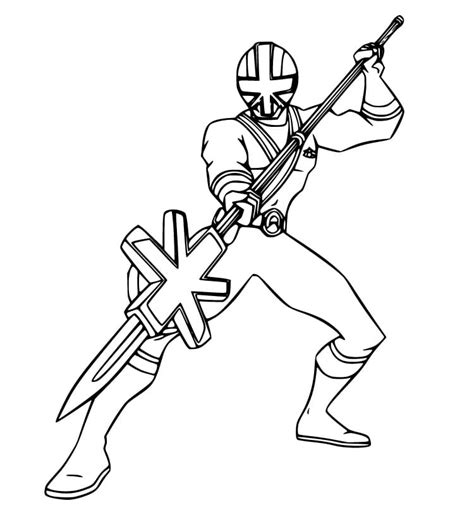 Power Rangers Samurai Coloring Pages