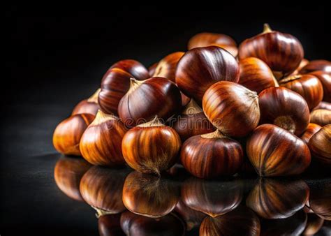 Polished Chestnut Shells Stock Illustrations 8 Polished Chestnut