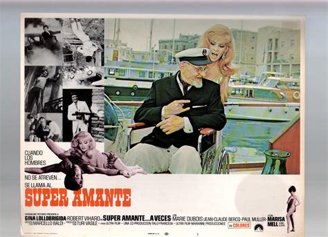Super Amante Gina Lollobrigida Robert Viharo 11x14 Color Lobby Card Fn 1968 Photograph Dta