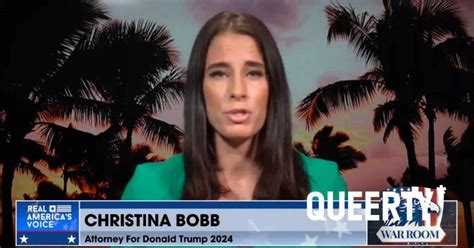 Trumps Attorney Christina Bobb Wins Gold Medal In Mental Gymnastics