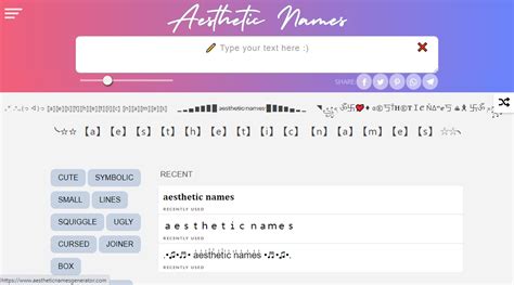 ֆႸ♏฿ტȴ ჶტℵテֆ 𝖈𝖔𝖕𝖞 𝕒𝕟𝕕 𝖕𝖆𝖘𝖙𝖊 👉 Aesthetic Names Generator