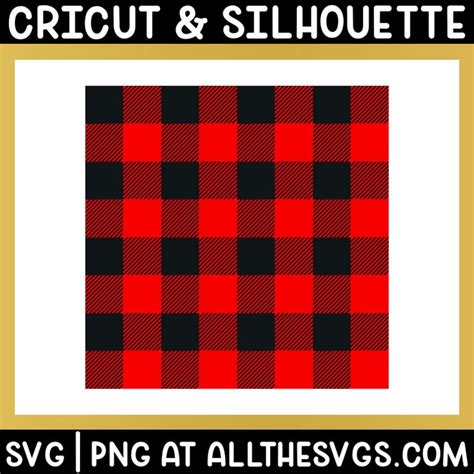 Free Buffalo Plaid Svg Files For Cricut Design Space Maker Explore