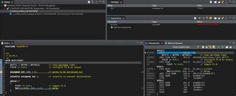 CODECOMPOSER How Do I Show The Variables MSP Low Power Microcontroller Forum MSP Low Power