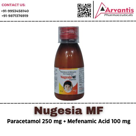 Mefenamic Paracetamol Syrup In Agra मेफेनामिक पेरासिटामोल सिरप आगरा Uttar Pradesh Mefenamic