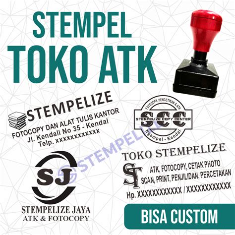 Jual Stempel Toko Atk Shopee Indonesia