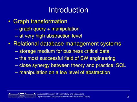 Ppt Graph Transformation In Relational Databases Powerpoint