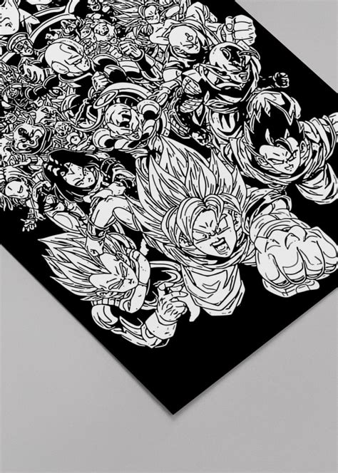 Dragon Ball Z Manga Art Posters And Prints By Justinus 57 Printler