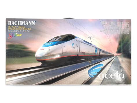 Lot 428 Bachmann Ho Scale Acela Amtrack Train Marz Auctions