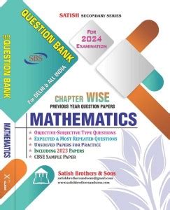 SBS Class Mathematics Question Bank For Delhi All India Chapter Wise PYQ Papers With NEP