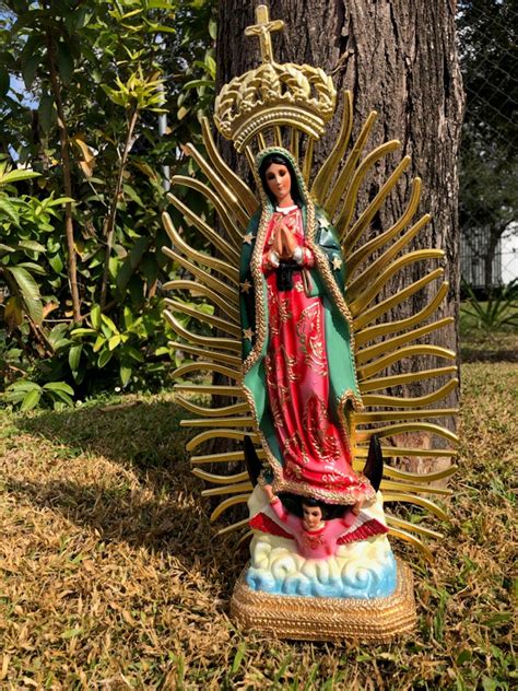 Our Lady Of Guadalupe Statue La Virgen De Guadalupe Statuecatholic