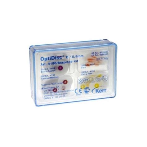 Optidisc Assorted Kit 80 Discuri 159mm Kerr Dental Dentotal Protect