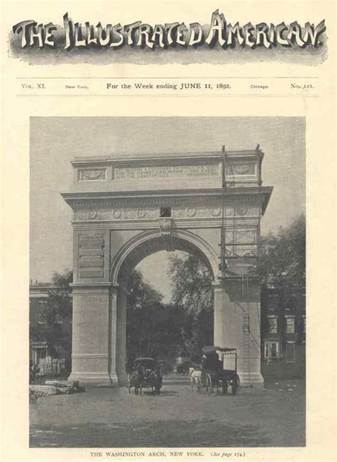 1892 Washington Square Arch Kds Stolen History Blog