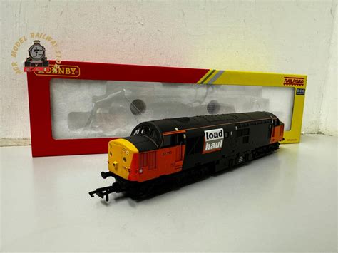 Hornby R30188 Railroad Plus Loadhaul Class 37 37710 Oo Gauge Agr