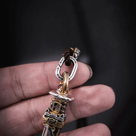 Amazing Pendant Bail Victory Patterned Open Jump Ring Coppertistwu