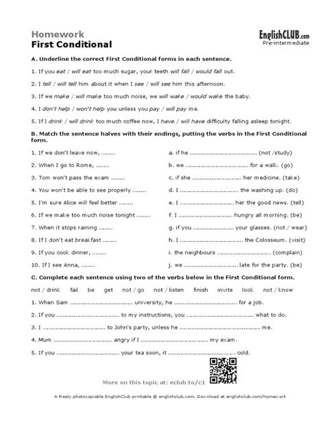 Conditional 1 Pdf Language Arts And Discipline Self Improvement