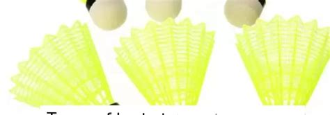 Types Of Badminton Shuttlecock Sports Galaxy Online Sports Store In India
