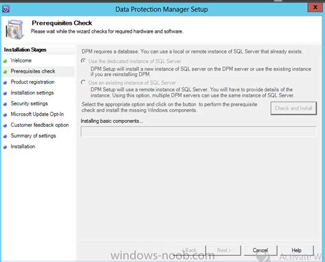 installing sc dpm 2012 on server 2012 system center data protection