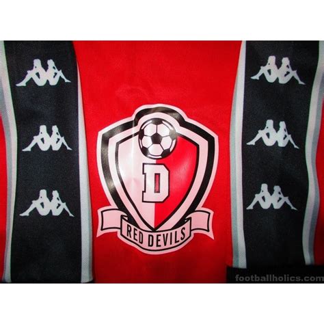 1997 99 Red Devils Match Worn Home Shirt 9