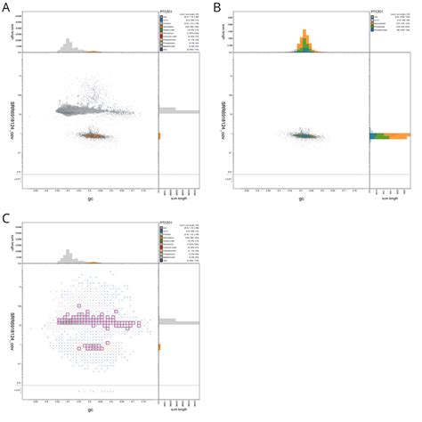 Blob Plots Of The Crypturellus Cinnamomeus Assembly PTEZ Showing The Download Scientific