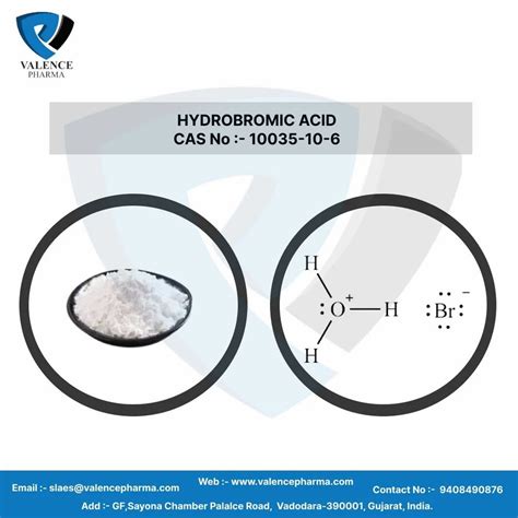 Hydrobromic Acid Intermediate At Rs 700kg In Vadodara Id 2851518523348