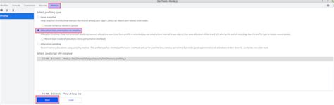 Nodejs — Using Heap Profiler
