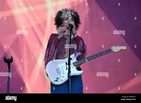 Prague Czech Republic 20th June 2025 Alt Pop Musician Nadia Ahmed