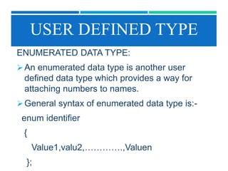 Data Types In C Pptx