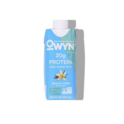 Owyn Plant Based Protein Shakes Smooth Vanilla 20g Vegan Protein 11
