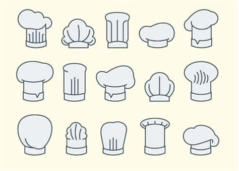Tải Mũ đầu Bếp Vector đẹp File Ai Eps Svg Psd Png Miễn Phí