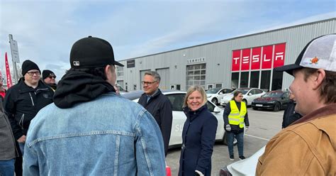 Magdalena Andersson S Fick Flytta Sig För Tesla