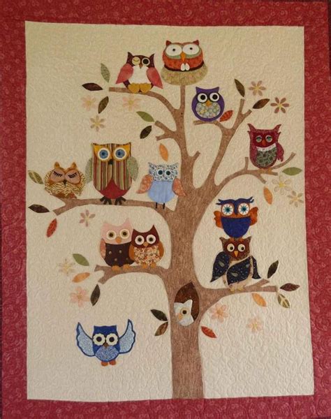 Applique Owl Quilt At Mabel Singer Blog