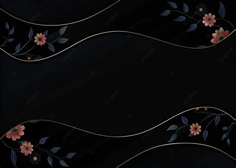 Decorative Flower Frame Border On Neutral Backdrop Background Flower